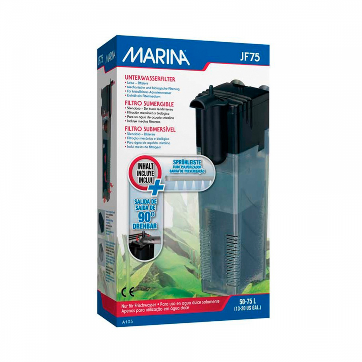 FILTRO INTERNO JET FLO 75 - 400L/H - 14862 - Nutrima