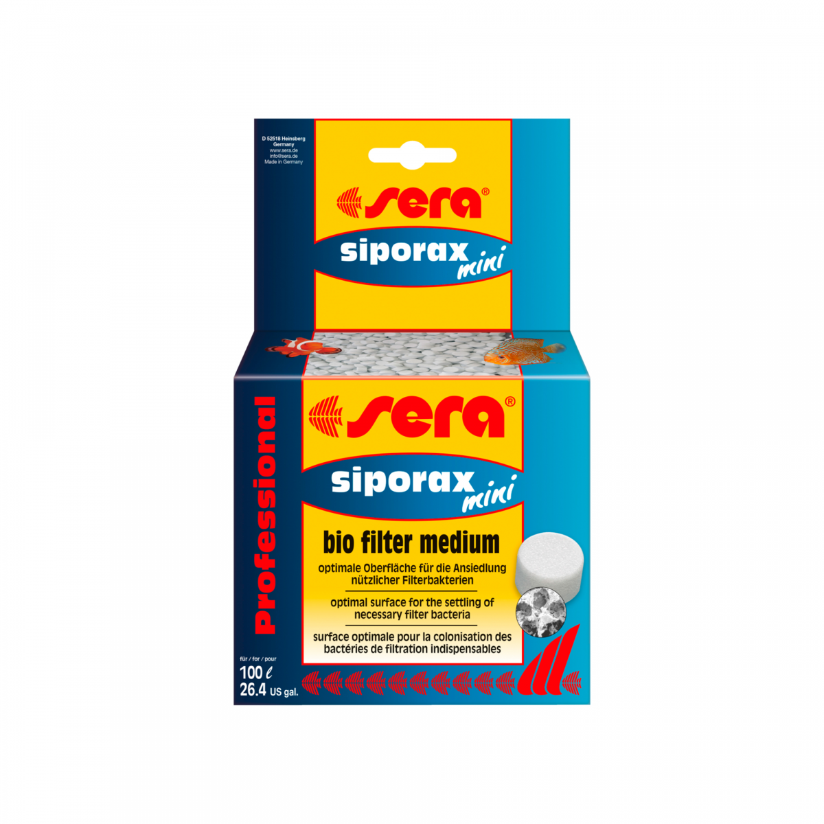 MATERIAL FILTRANTE SIPORAX MINI PROFISSIONAL - 130GR - 17501 - Nutrima