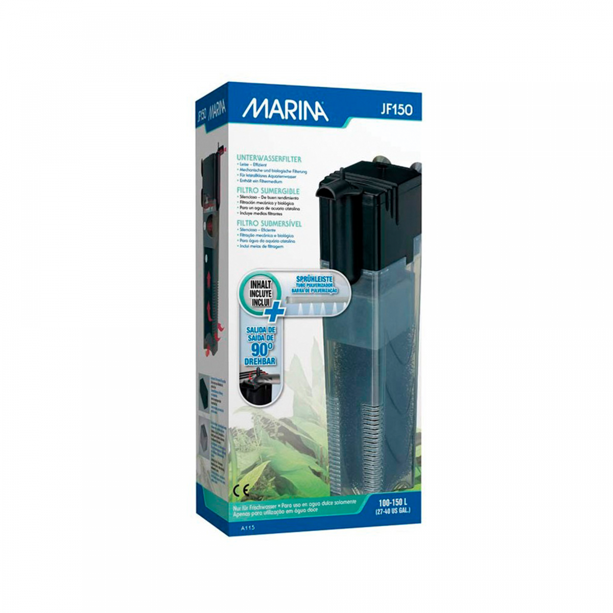 FILTRO INTERNO JET FLO 150 - 600L/H - 14864 - Nutrima